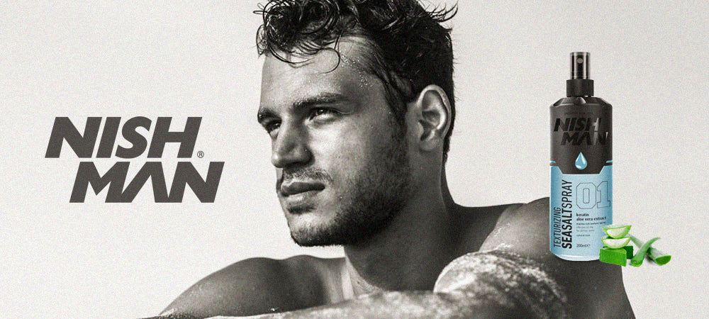 Achieving Texture and Volume with Nish Man Sea Salt Spray